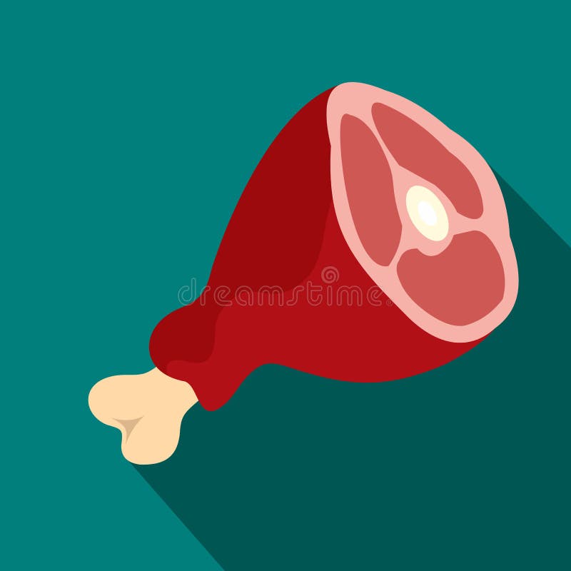 Ham or Gammon Icon, Cartoon Style Stock Vector - Illustration of ...