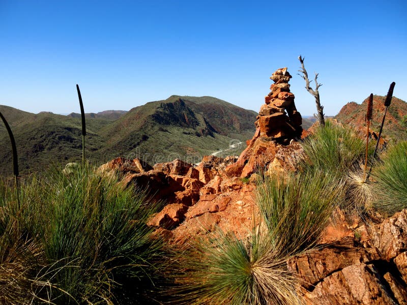Gammon Ranges, South Australia Stock Image - Image of ochre, bush: 70669157