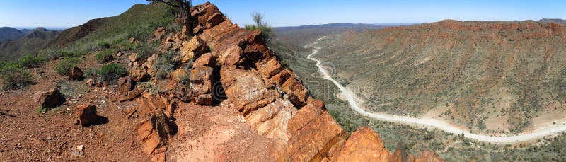 Gammon Ranges, South Australia Stock Image - Image of coolibah, color ...