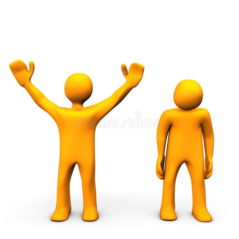 Perdedor Del Ganador Del Personaje De Dibujos Animados Ilustración del ...