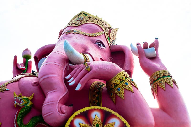 Pink Ganesh stock photo. Image of hindu, black, myth, lord - 4765158
