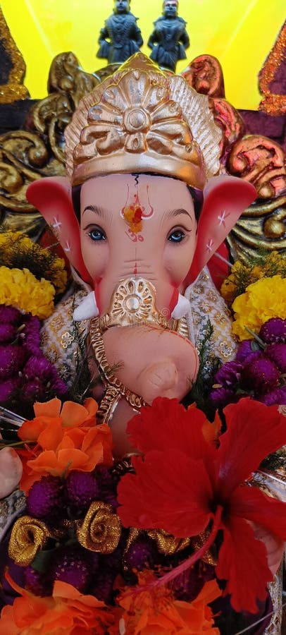 Ganesh chaturthi stock photo. Image of event, omkar - 263095636