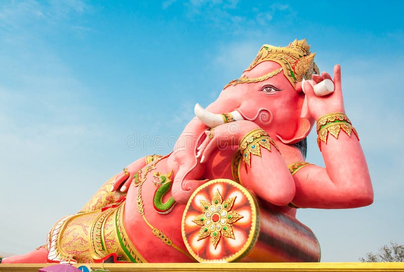 Ganesh god stock image. Image of golden, painted, decoration - 41580727