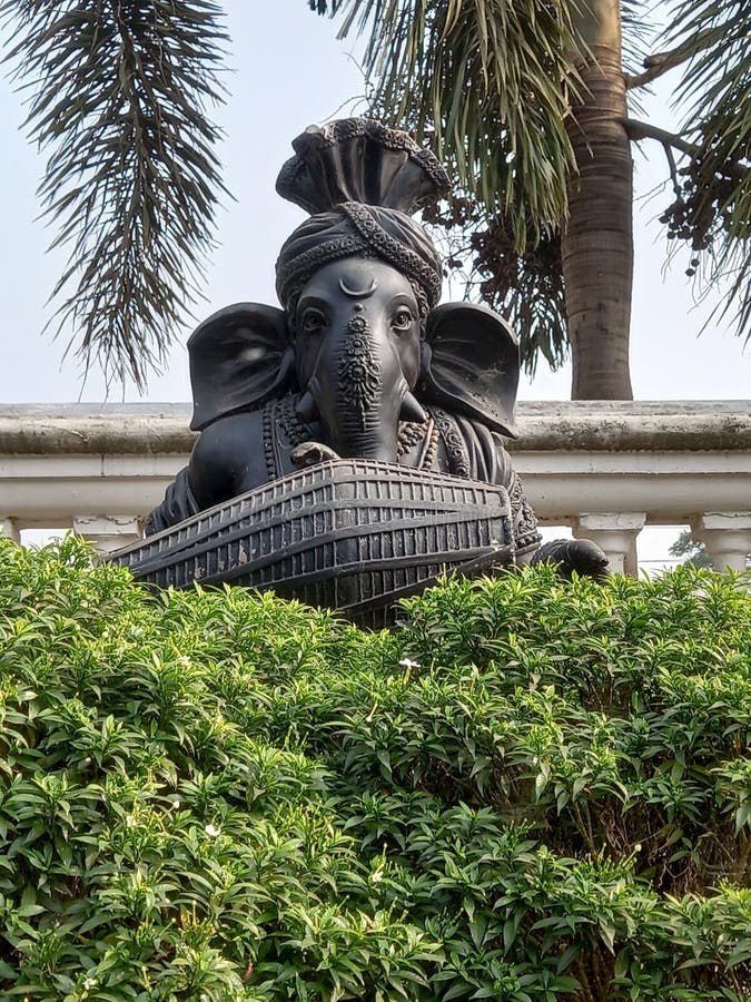 Ganesh stachu. stock image. Image of carving, graden - 238861409
