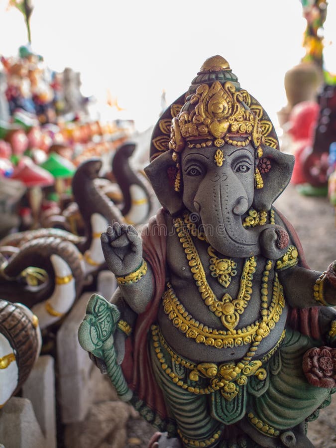 Ganesh Statue Standing with Kindness Stock Image - Image of ...