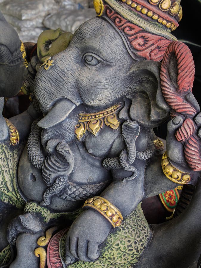 Ganesh Statues in Different Postures Stock Image - Image of ...