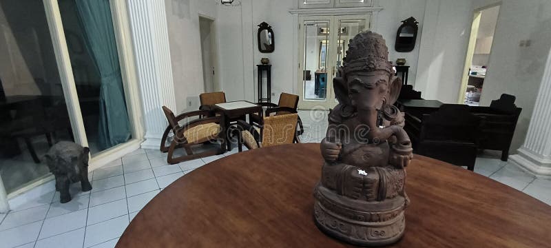 Ganesha Statue Vas Pitcher Flower Pot Stock Photo - Image of ganesha ...