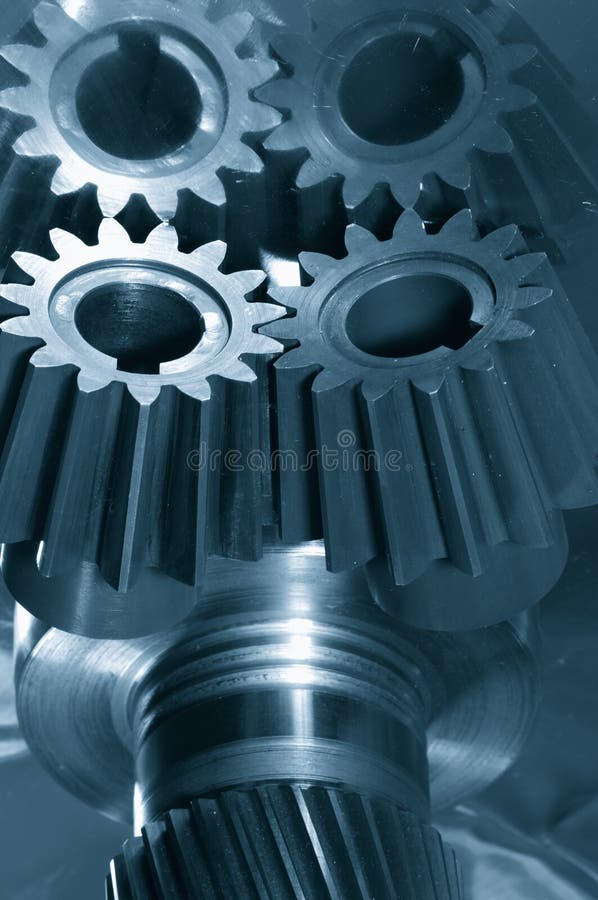 Gang-Mechanismus Im Blau Bild. Bild: 2133547