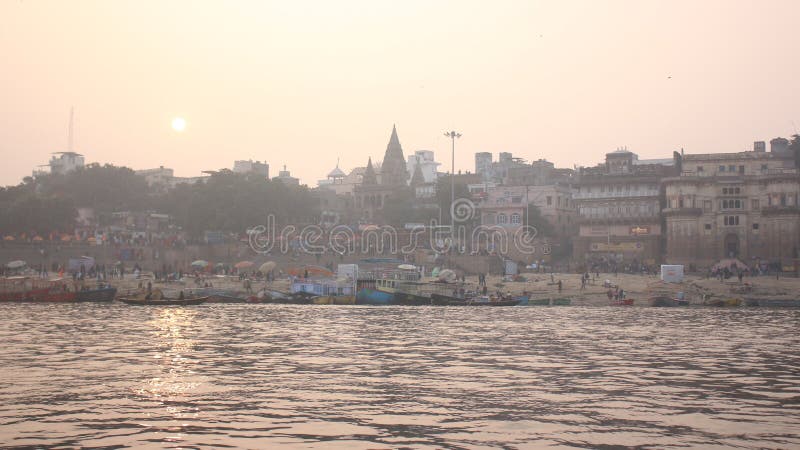 Gangar River editorial stock photo. Image of horizon - 341870323