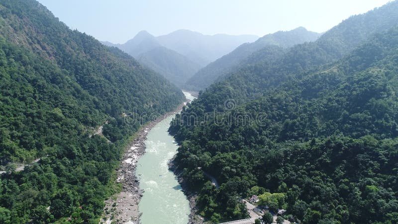 The Ganges River Close To Rishikesh State of Uttarakhand in India from ...