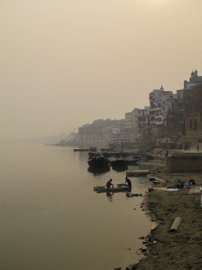 Ganges River in Varanasi, India Stock Photo - Image of hinduism, ethnic ...