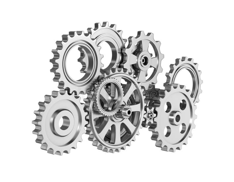 Gangmechanismus, Teamarbeitskonzept Stock Abbildung - Illustration von ...