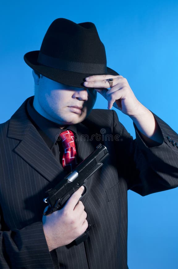 Gangster stock image. Image of human, mafia, bandit, face - 17644569