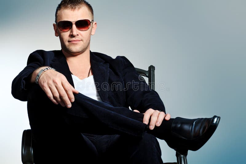 Gangster stock image. Image of face, black, macho, mysterious - 19710199