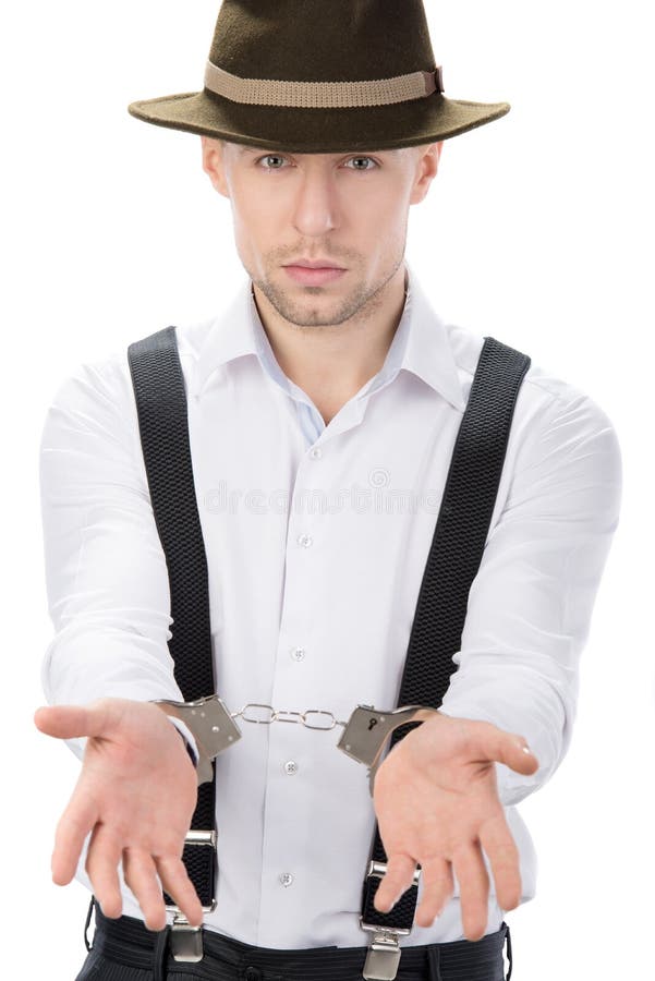 Gangster stock image. Image of caucasian, legal, guilt - 38383575