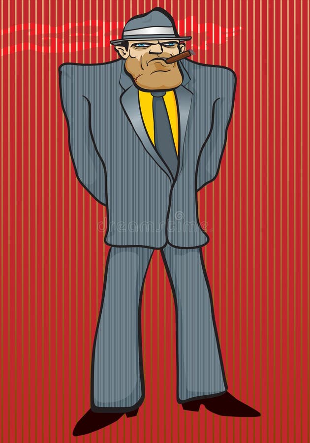 Roaring 20s Mob Clip Art Gangster Prohibition Stock Illustrations