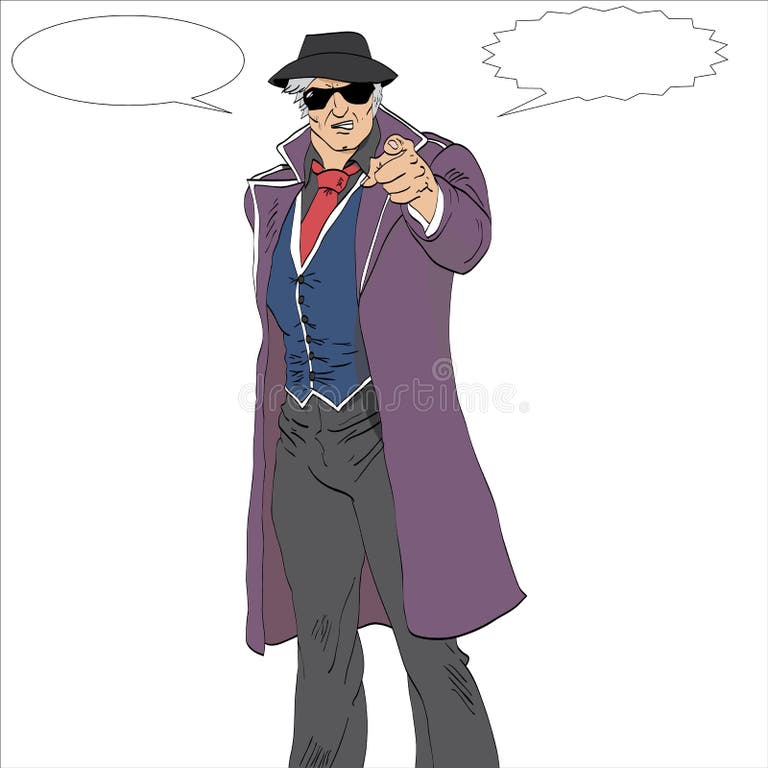 Gangster Pointing Stock Illustrations – 102 Gangster Pointing Stock ...