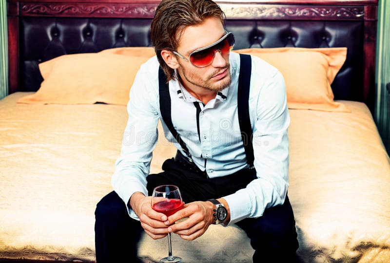 Gangster style stock photo. Image of furniture, handsome - 22994552