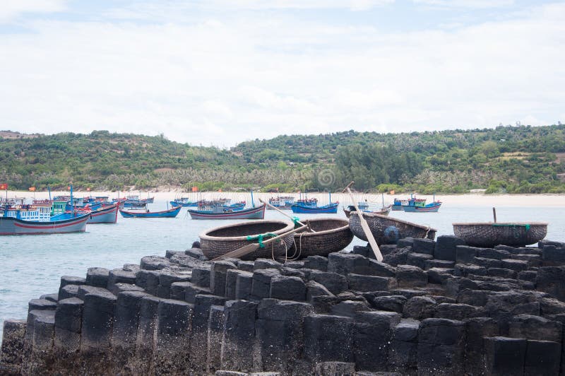 Ganh da dia stock photo. Image of vietnam, yellow, blue - 37529130