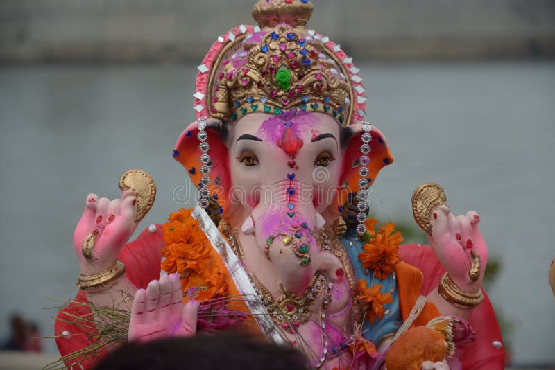 Ganpati Bappa stock image. Image of religion, hindu, ganpati - 62674425