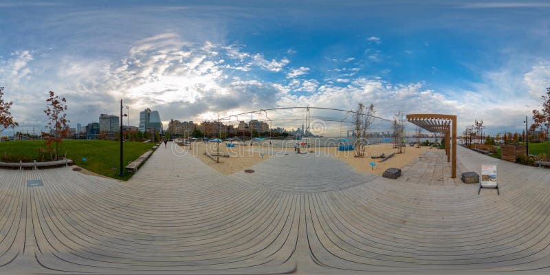 Gansevoort Beach New York. 360 Equirectangular Image 2023 Stock Photo ...