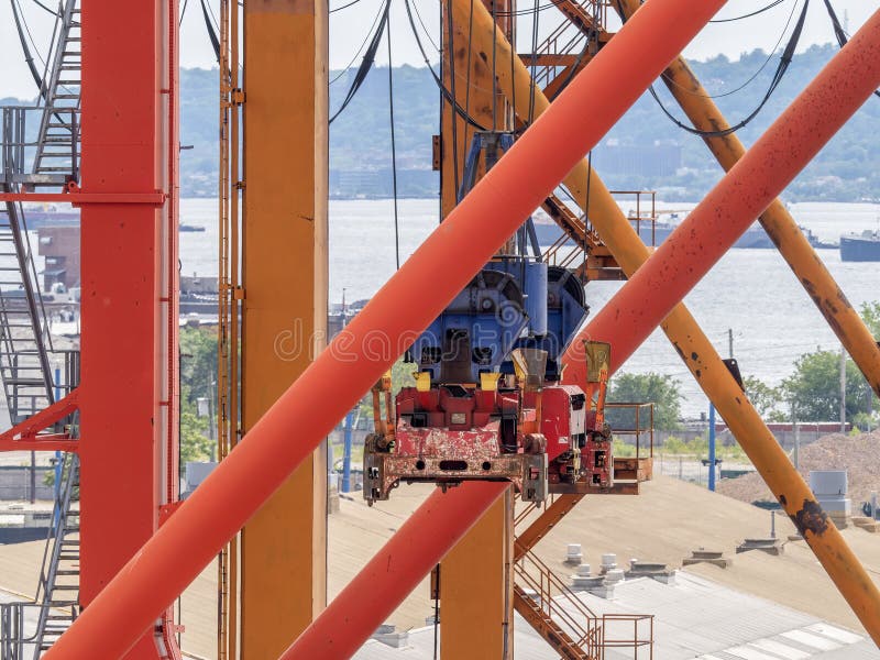 Gantry Cranes at the Red Hook Container Terminal in Red Hook Stock ...