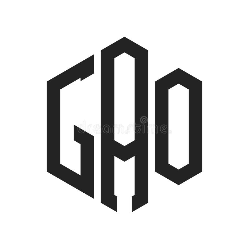 GAO Logo Design. Initial Letter GAO Monogram Logo Using Hexagon Shape ...