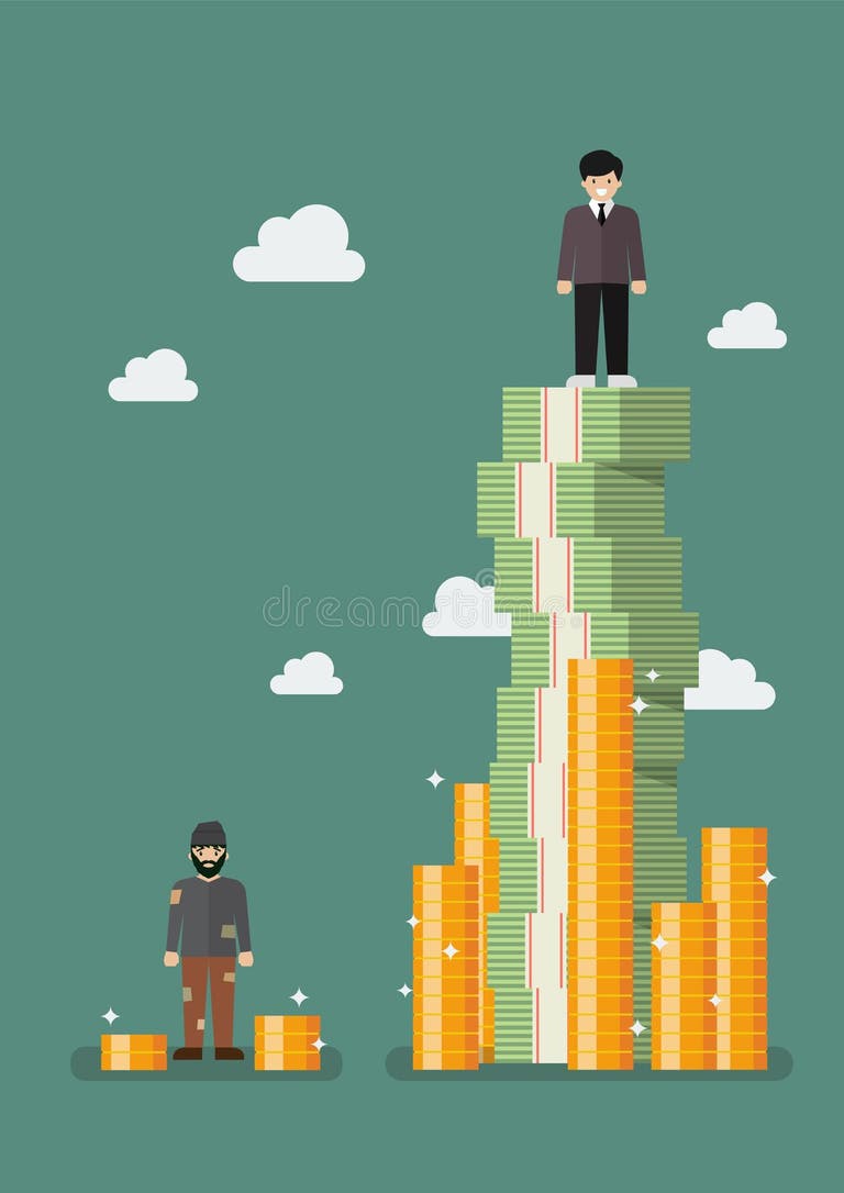 Opposite Rich Stock Illustrations – 220 Opposite Rich Stock ...