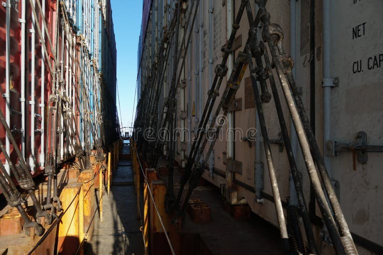 201 Container Ship Lashing Stock Photos - Free & Royalty-Free Stock ...