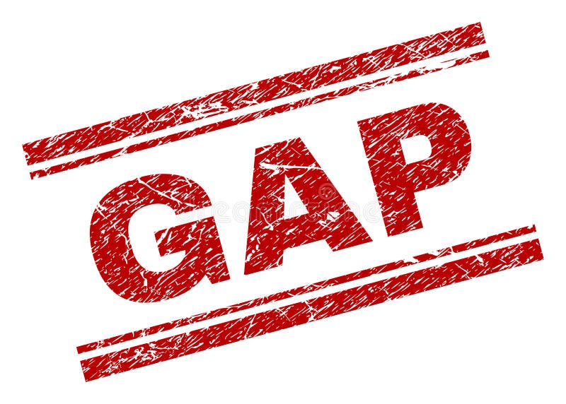 Scratched Textured GAP Stamp Seal Stock Vector - Illustration of design ...