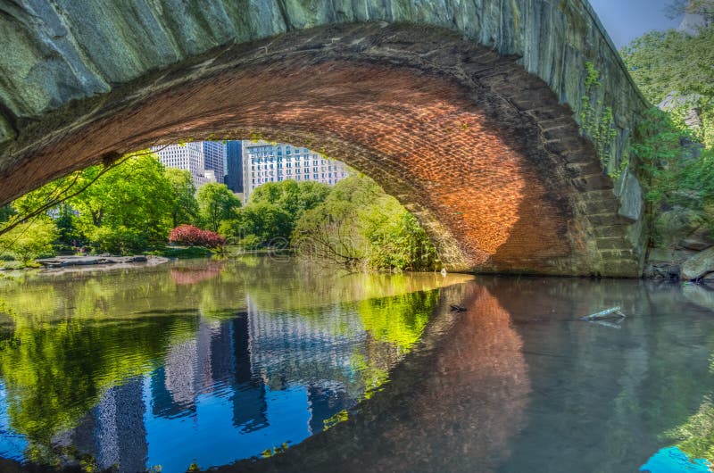 Gapstow Bridge - Central Park - NYC Stock Photo - Image of metropolis ...