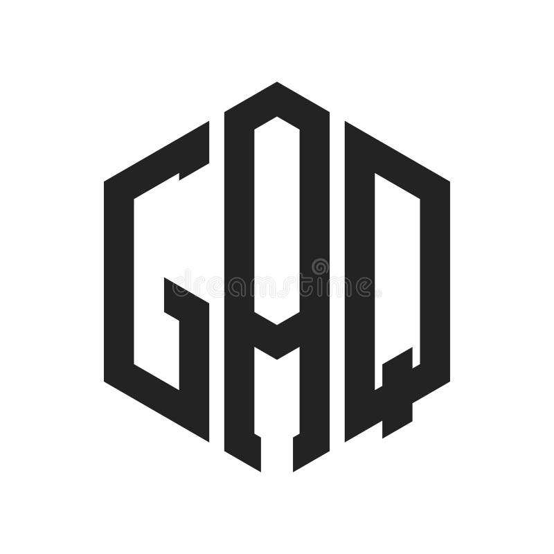GAQ Logo Design. Initial Letter GAQ Monogram Logo Using Hexagon Shape ...