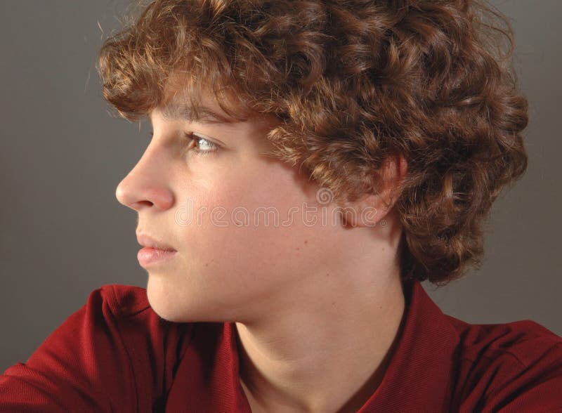 Beau garçon de 12 ans photo stock. Image du verticale - 8151622