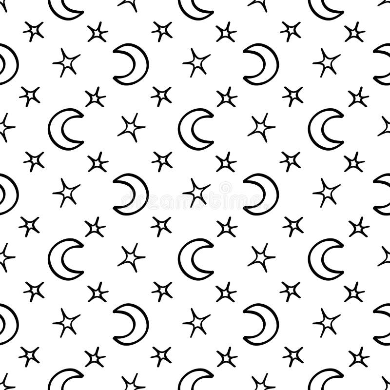 Garabato Blanco Y Negro A Mano Ilustración del Vector - Ilustración de ...