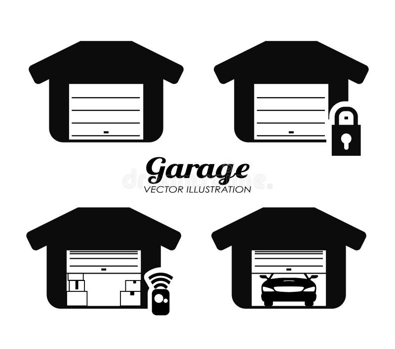 Garage design stock vector. Illustration of design, premium - 47521441