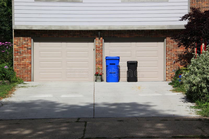 Trash In The Garage, Piled Up Different Old Things Stock Image - Image ...