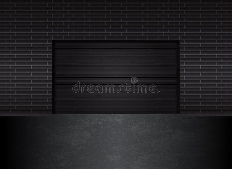 Garage gates stock vector. Illustration of exterior, vector - 33235349