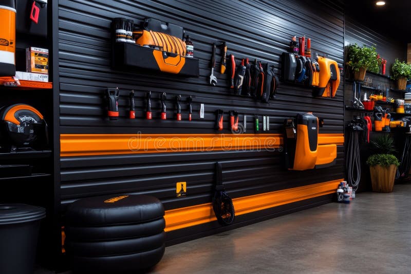 Garage Maintenance Essentials are Showcased in a Minimalist Design ...