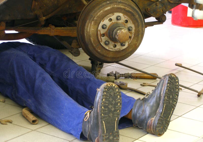 Garage-man, stock photo. Image of vintage, exploitation - 1266852