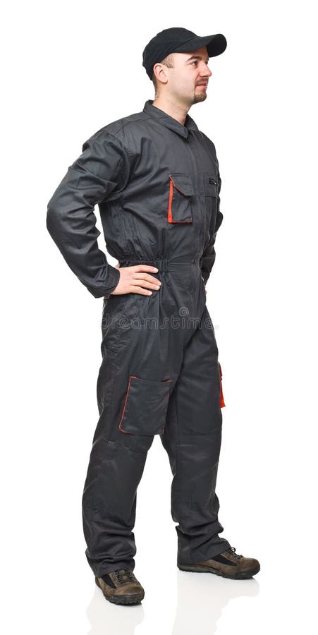 Garage man stock photo. Image of standing, suit, young - 20292270