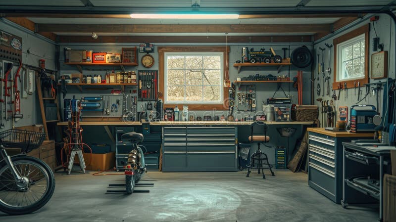 The Tool Haven: a Treasure Trove of Handy Instruments Stock Image ...