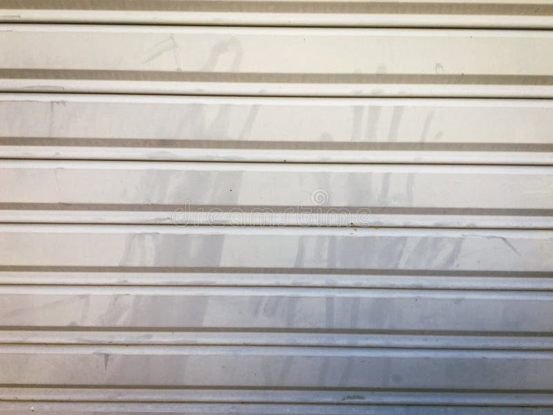 Garage with Stainless Steel Texture Background. Wallpaper for Design ...