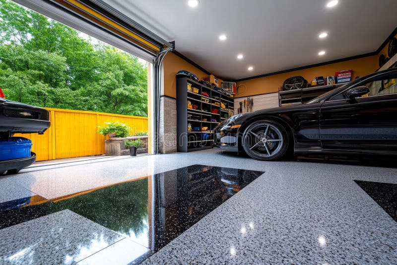 Garage Storage Solutions are Captured in a Realistic Photo of a Well ...