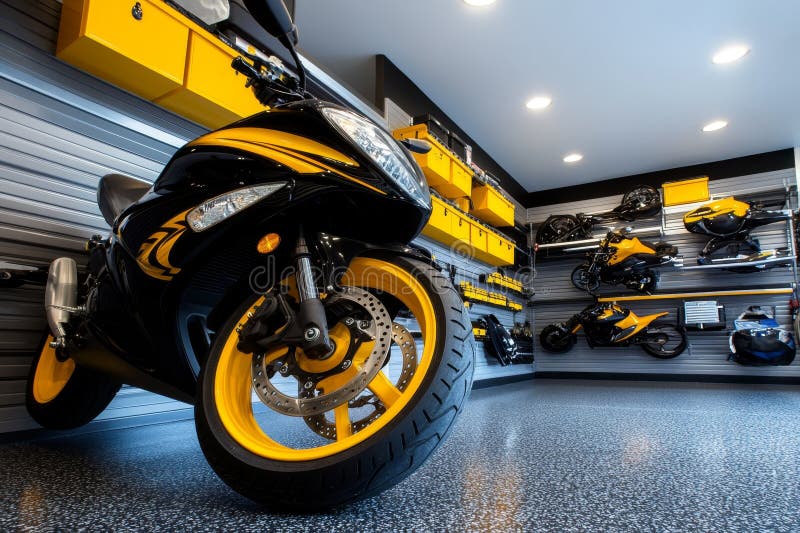 Garage Storage Solutions are Captured in a Realistic Photo of a Well ...