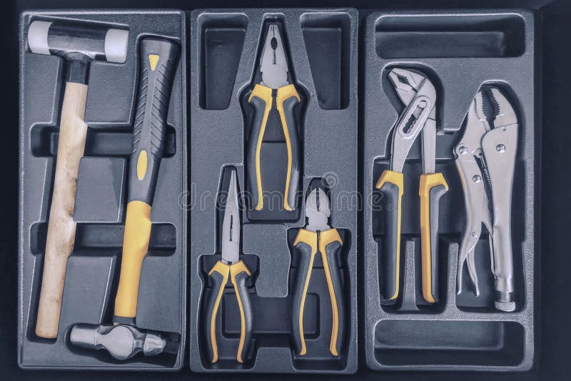 Garage Tool Box, Set of Tools, Tool Box for Construction, Electronic ...