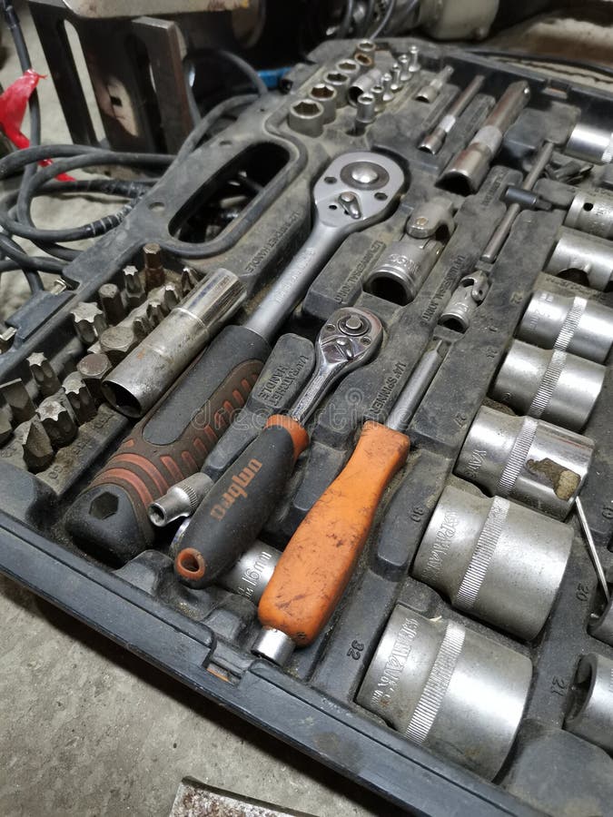 Garage Tools, Tools in the Garage, Case with Tools for the Carvarious ...