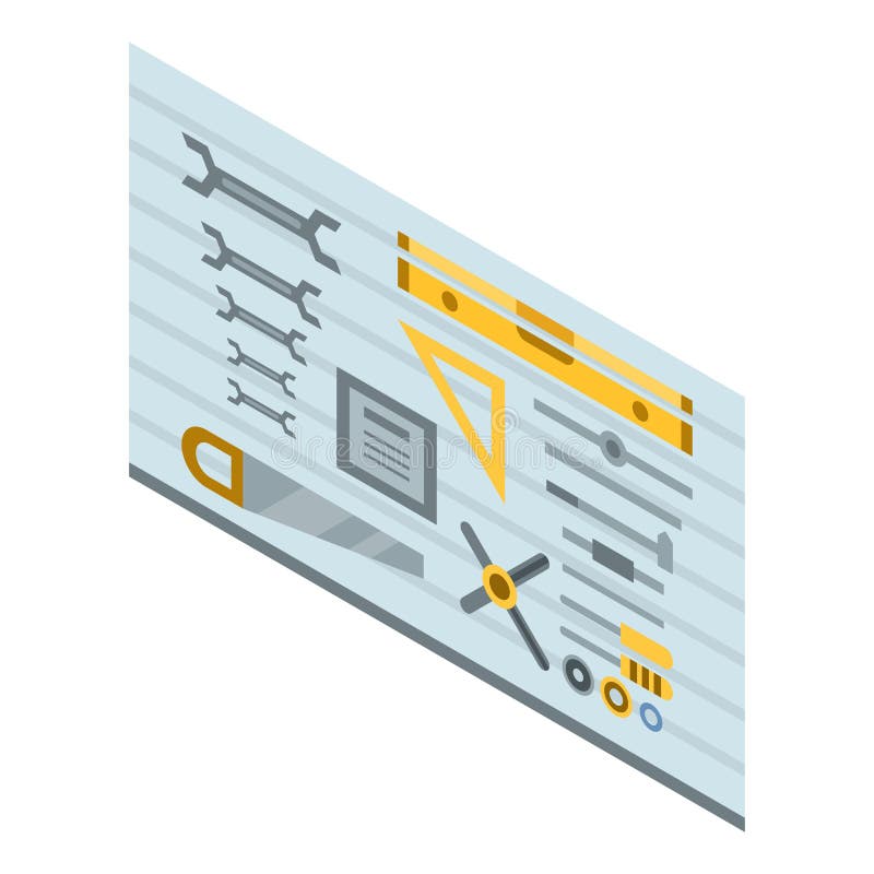 Garage tools layout stock vector. Illustration of locksmith - 59507083