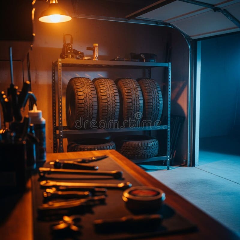 Dimly Lit Garage Workshop Stock Illustrations – 228 Dimly Lit Garage ...