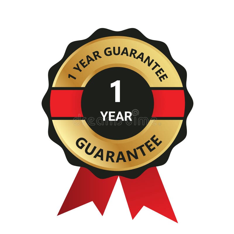 1 an Garantie Badge Garantie Certificat 1 an Garantie Logo Illustration ...