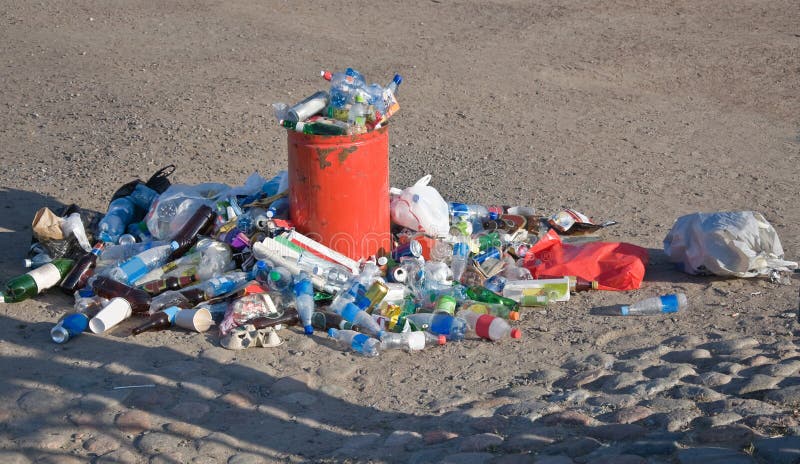 Garbage Bag leaving stock image. Image of connection, desktop - 5893229